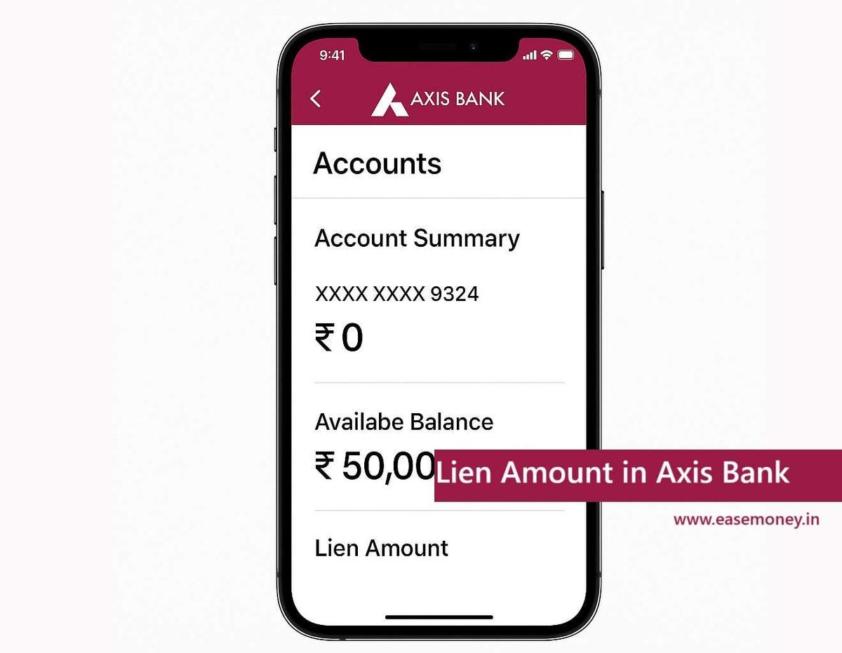 Axis Bank Lien Amount Explained – 2026 Reason & Removal